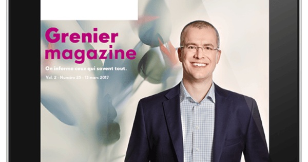 Cette semaine dans le Grenier Magazine | Grenier aux nouvelles