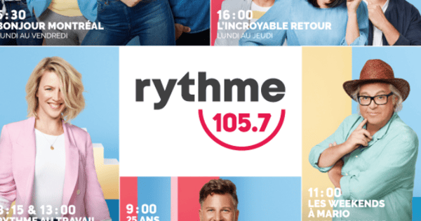 Nouvelle image de marque pour Rythme 105.7 | Grenier aux nouvelles
