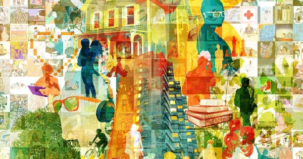 Une illustration grand format qui image la quarantaine | Grenier aux ...