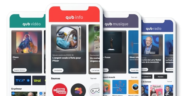 QUB, la nouvelle application et plateforme de Québecor | Grenier aux ...