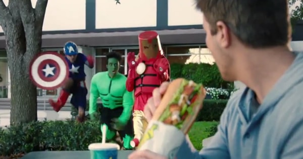 Subway prend part à la promotion du nouveau film de Marvel | Grenier ...