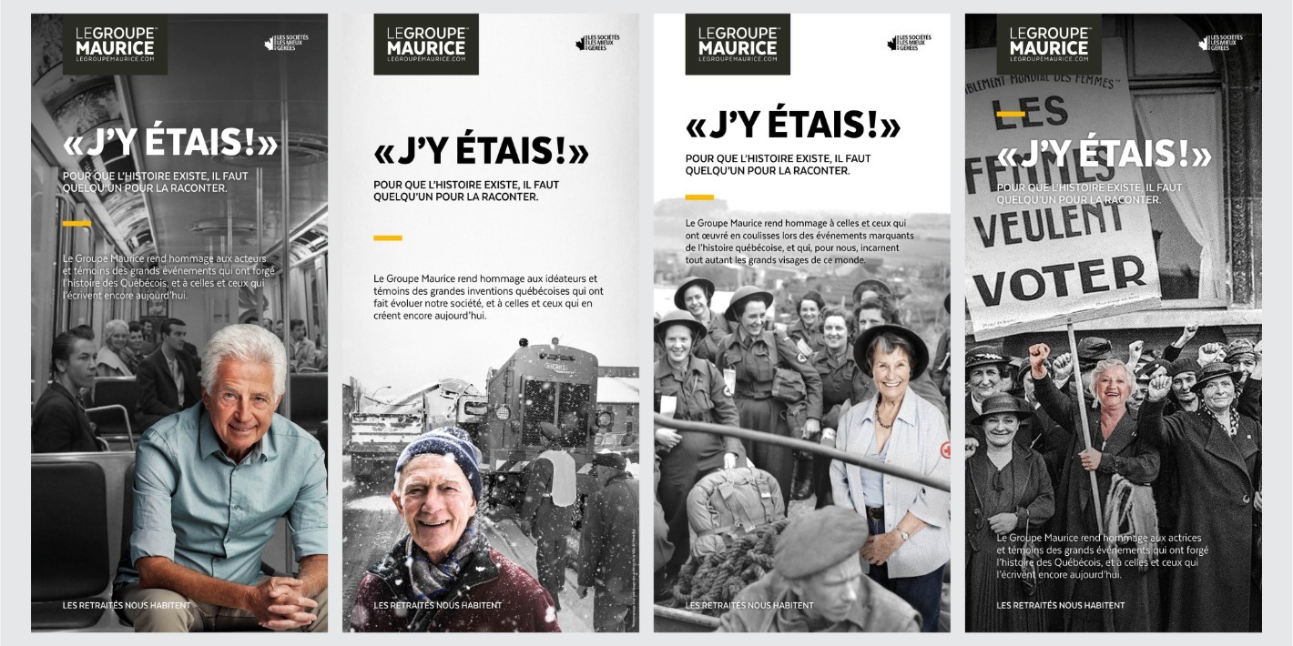 Mariage entre image d’époque et aîné d’aujourd’hui pour Le Groupe Maurice | Grenier aux nouvelles