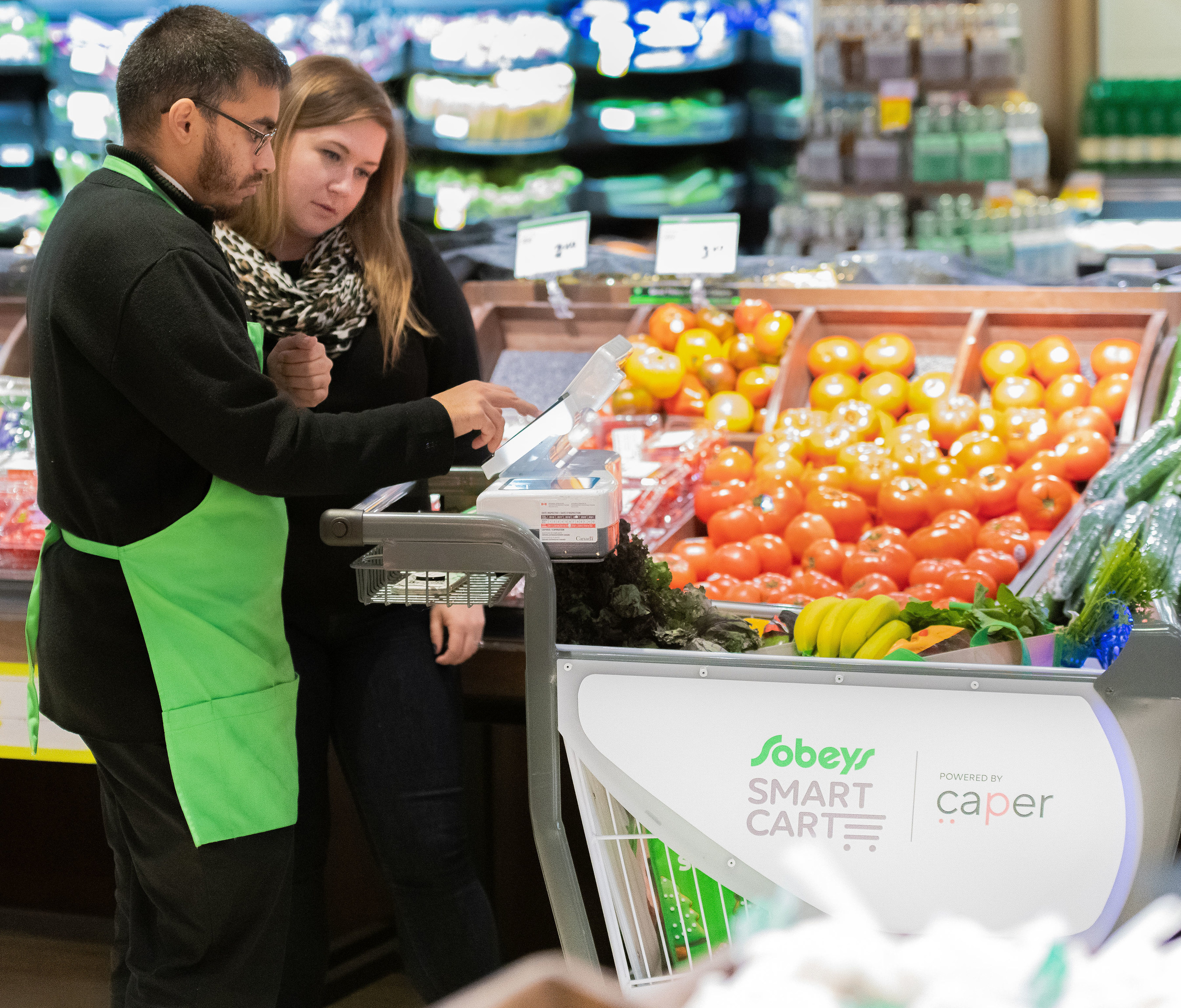 Sobeys lance un premier panier d'épicerie intelligent | Grenier aux ...